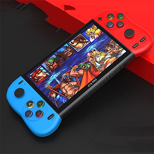 Dual Remote Stick PSP Handheld 5.1-inch Handheld X19PRO Tour GBA Arcade FC Boxing sega Game (Color : Black)
