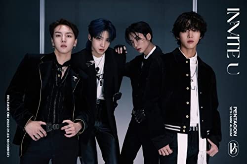 Pentagon in:Vite U 12th Mini Album Flare Version CD+96p Booklet+1p Lyric Paper+1p PhotoCard+1p Selfie PhotoCard+1ea Name Tag+Tracking Kpop Sealed