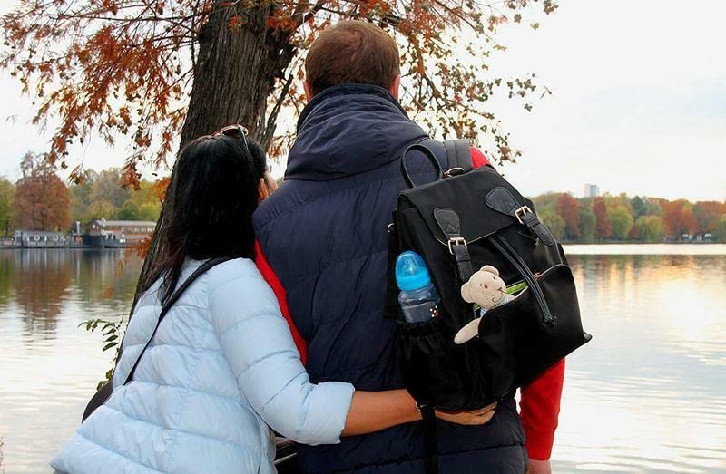 GEAR DISTRICT Multifunctional Baby Diaper Bag Backpack Mummy Maternity Nappy Large Capacity Tote Nursing Travel Bag