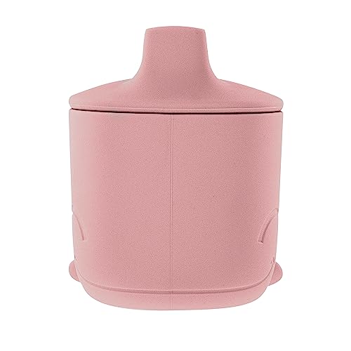 Nuby 100% Silicone Sippy Cup, BPA Free, Pink Whale Print