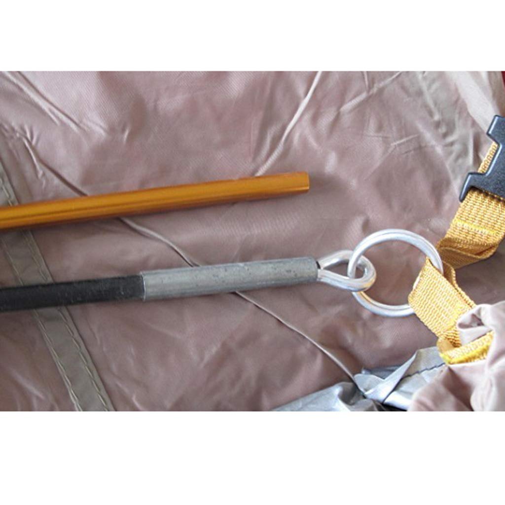 CUTICATE 4X Aluminum Alloy Tent Pole Rings & 2 Pins, Camping/Touring/Tent Awning Pole Repair Kit