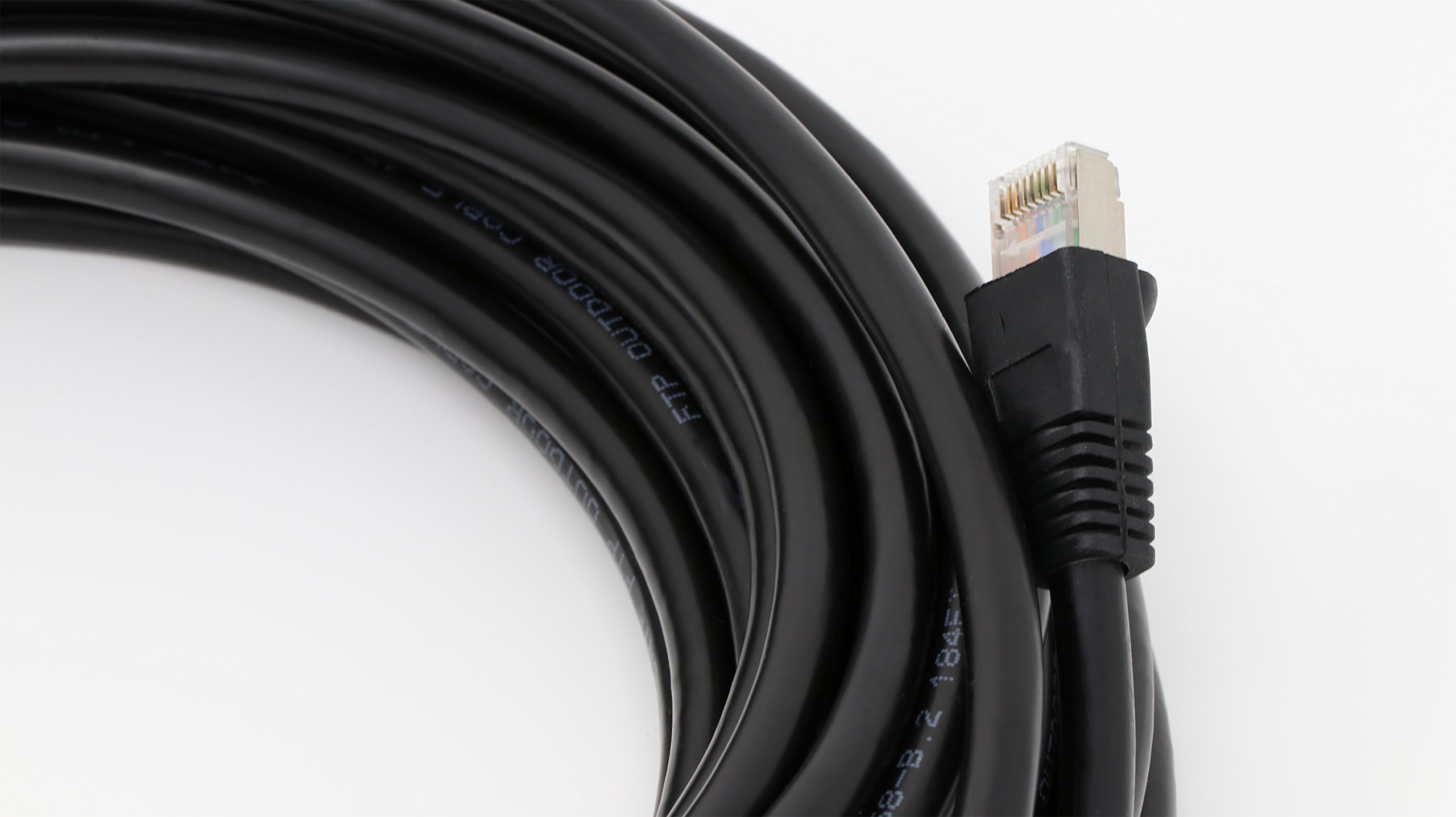 Ultra Spec Cables 100ft Cat6 Outdoor Waterproof Ethernet Cable Direct Burial (600MHz) Shielded (Pure Copper)