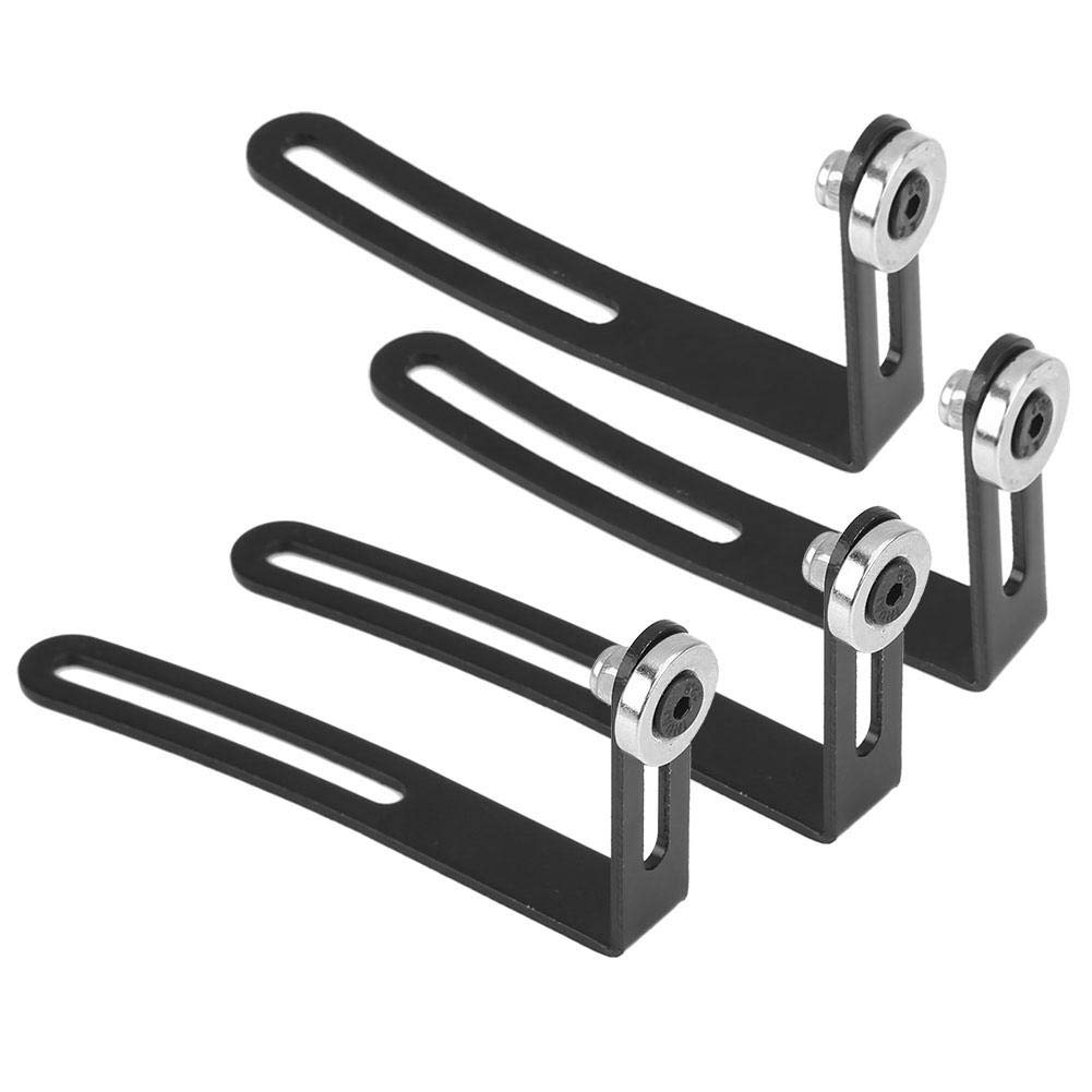 Shell Body Mount, 4pcs RC Car Shell Body Mount Metal L-Bracket with Magnet for 1:10 RC Crawler Car
