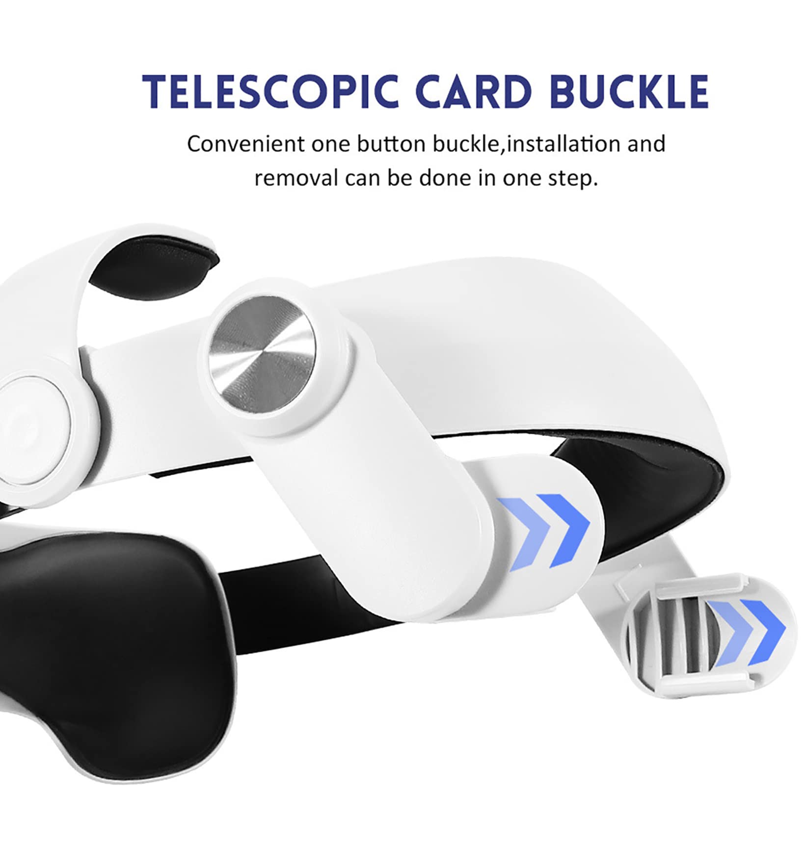 Elite Strap for Meta/Oculus,Replacement Head Strap, Enhance Support and Balance Weight for Comfort in VR