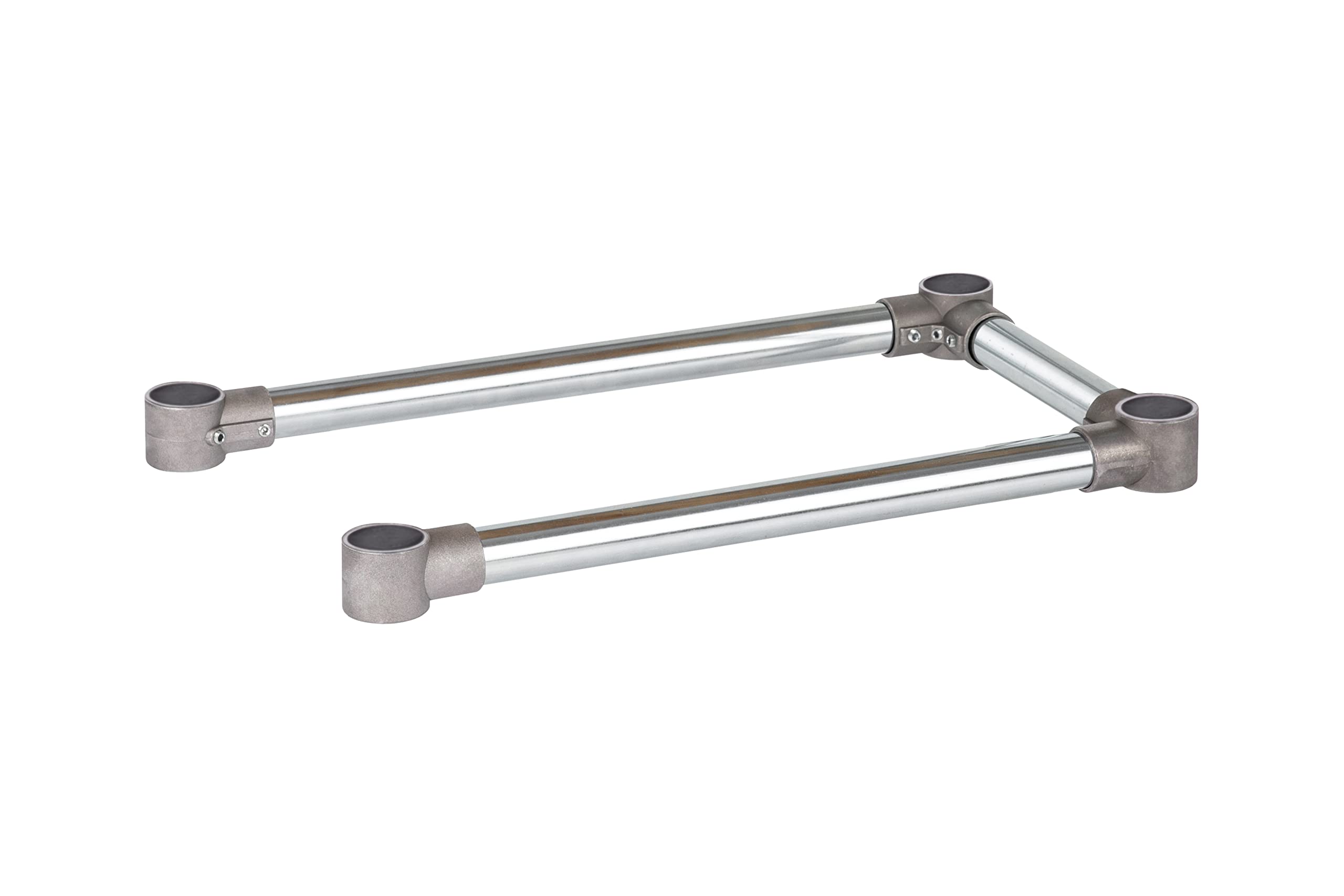 DuraSteel Open Base Work Table Bracing - 30 x 60 Inch Table Stabilizing Leg Cross Braces - Fits Commercial Food Prep Stainless Steel or Maple Wood Worktable