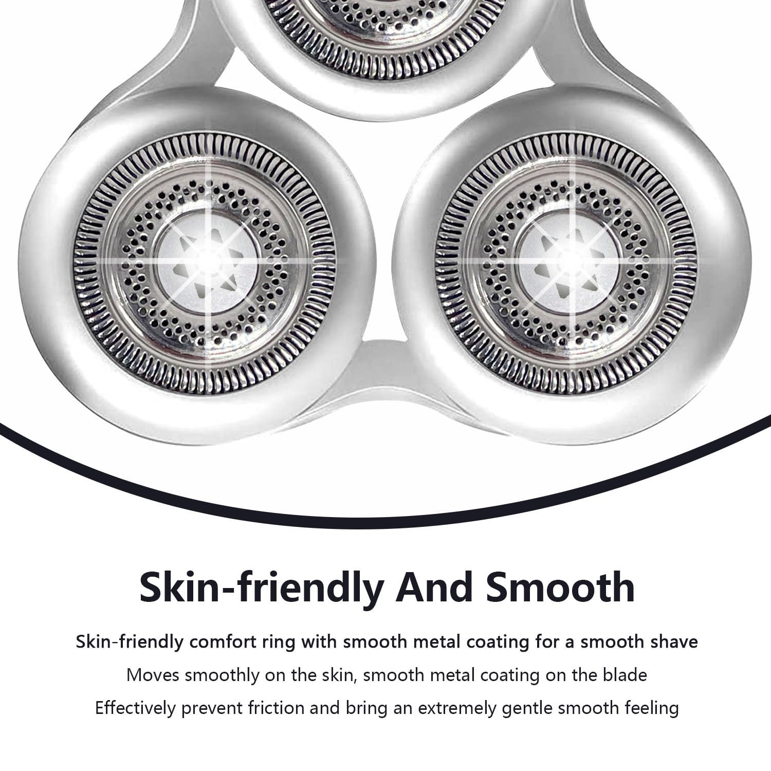 Durimi SH98/70 Replacement Heads for Philips Norelco Shavers Series S9xxx -Upgraded double-layer blade compatible with Shaver 9000