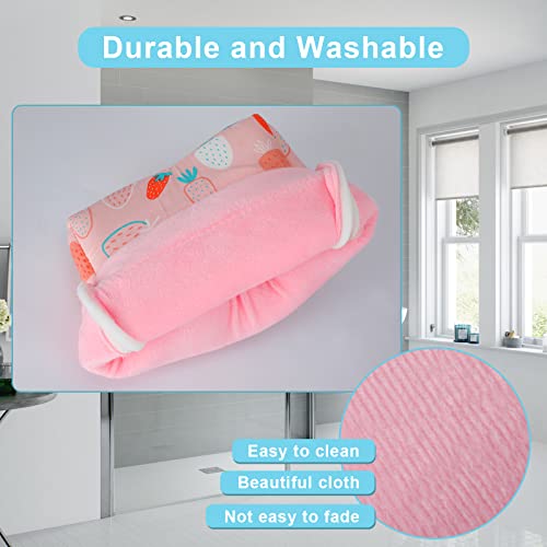 vxxliaxs Hamster Bed, Cozy Cave and Warm Hideout, Small Animal Warm Nest, Washable Cute Hanging Hammock for Small Animals, Syrian Hamster, Hamster Dwarf (Small, Pink Strawberry)