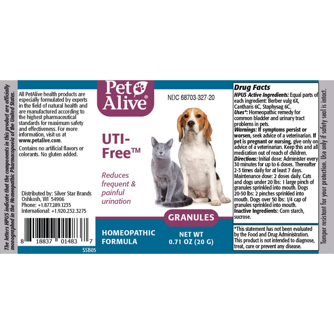 PetAlive UTI-Free 2 Pack