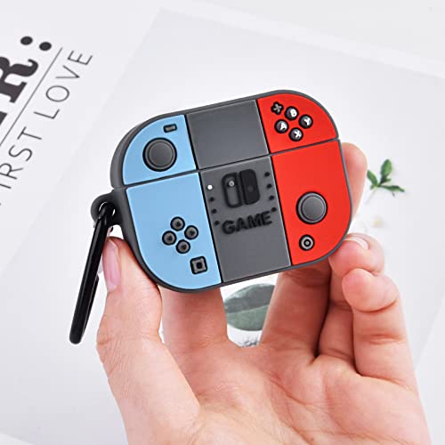 KOREDA for AirPod Pro 2 Case, Cool Game Player Design Case for Airpods Pro 2nd Generation/1st Generation (2022/2019), Cute Funny 3D Cartoon Silicone Protective Cover with Keychain for Men Women