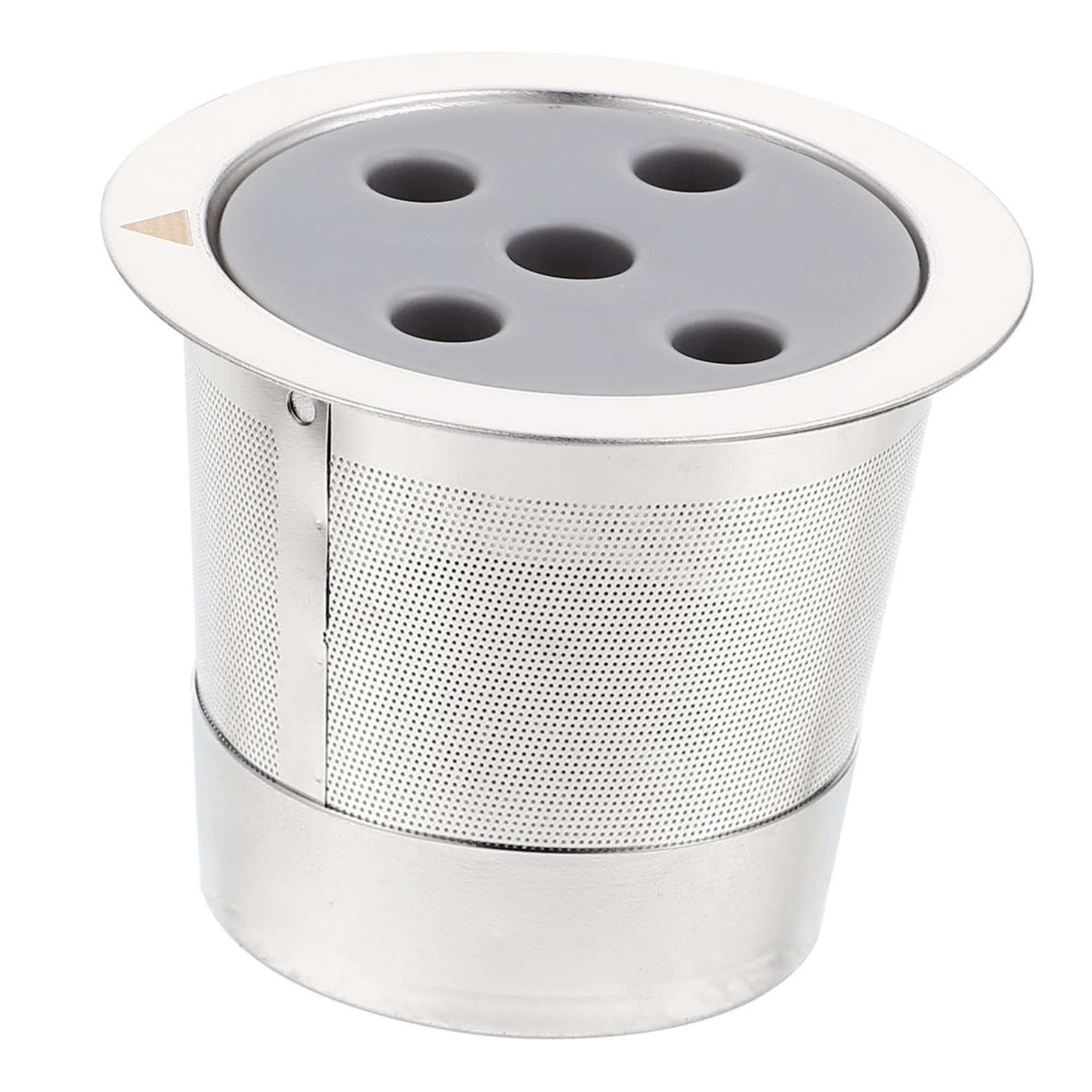 Homoyoyo Stainless Steel Capsule Coffee Machine Refillable Tea Filter Reusable Coffee Capsules Concentrated Coffee Cone Coffee Filters Espresso Concentrate Espresso Ground Nspressso