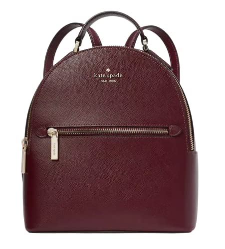 Kate Spade New York saffiano leather Perry Small Backpack (Deep Berry)