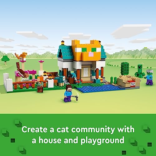 LEGO Minecraft The Crafting Box 4.0 21249 Building Toy Set, Custom-Build Playset Featuring Classic Bricks, Figures and Game Accessories, Model Guides Spark Creativity for 8 Year Old Kids