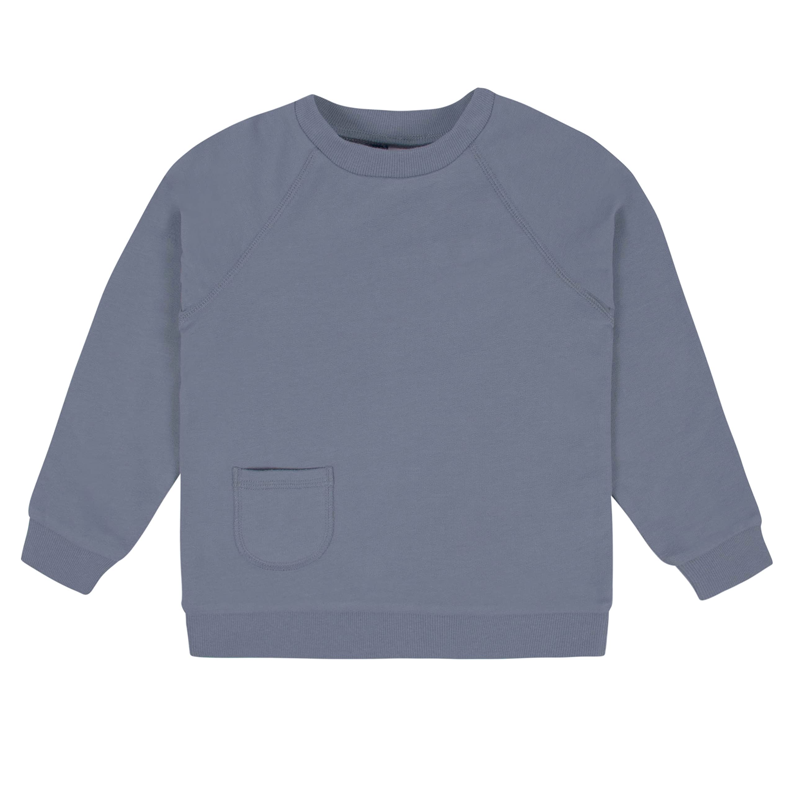 Gerber Baby Boys Toddler 2-Piece French Terry Pullover & Jogger Set, Blue, 24 Months