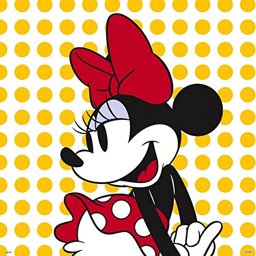 Skinit Decal Gaming Skin Compatible with PS4 Slim Bundle - Officially Licensed Disney Minnie Mouse Profile Yellow Dots Design