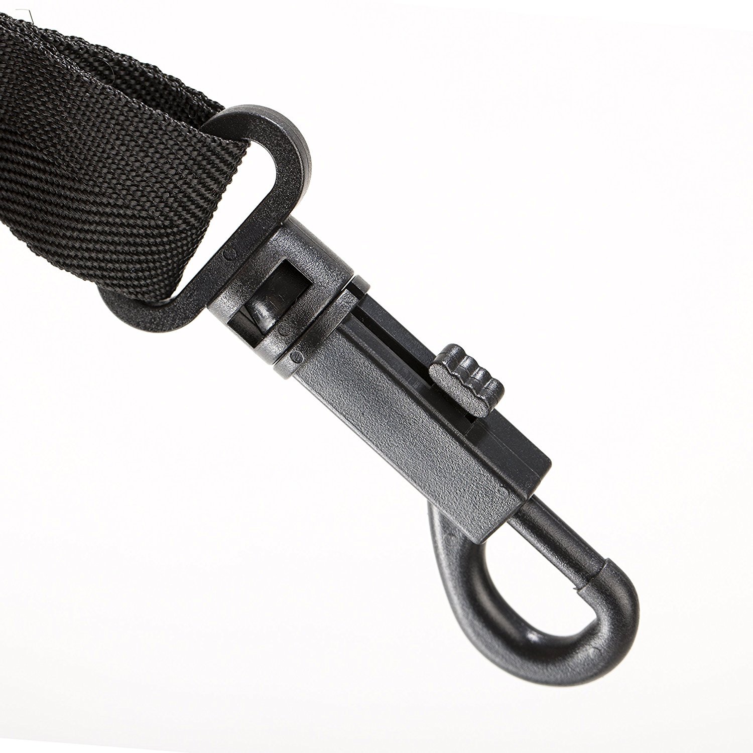 Movo MS-20J-B Music Instrument Neck Strap for Saxophones, Horns, Bass Clarinets, Bassoons, Oboes and More (Blue - Medium Length)