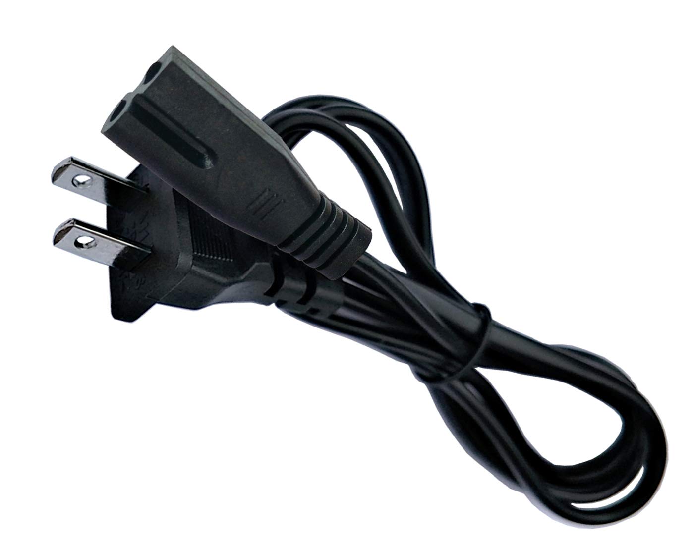 UpBright 2 Pin AC Power Cord Cable Compatible with Sony CFD Series CD Boombox Blu-Ray Player CFD-G30 CFD-G35 CFD-G50 CFD-G300 CFD-G505 CFD-G55 CFD-G70 CFD-G700 CFD-S300 CFD-S32 CFD-S33 CFD S34 250