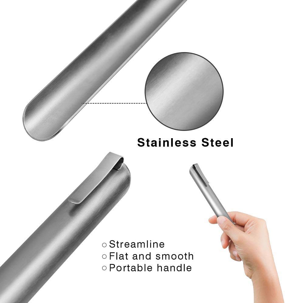 XILEWHZF Crumb Sweeper - Profession Crumb Sweepers for Tablecloths in Restaurants and Homes,Stainless Steel Crumb Scraper(2 Pack)