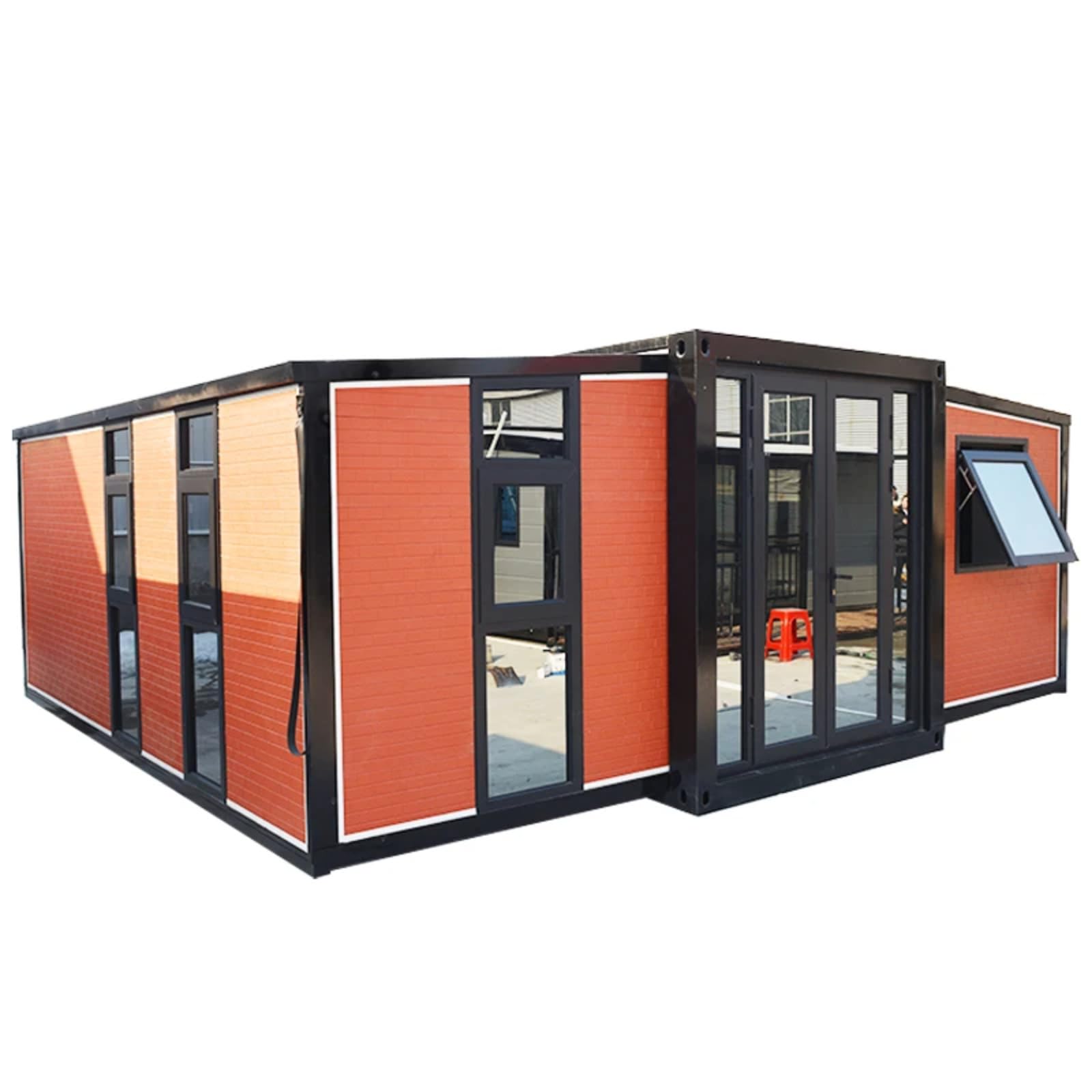 Insulated Expandable Steel Storage Shed Mobile Home Prefab Tent House Prefabricated Structure