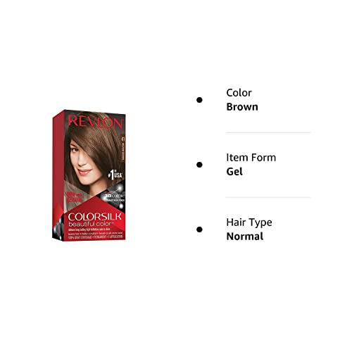 Revlon ColorSilk Beautiful Color 41 Medium Brown 1 ea (Pack of 12)