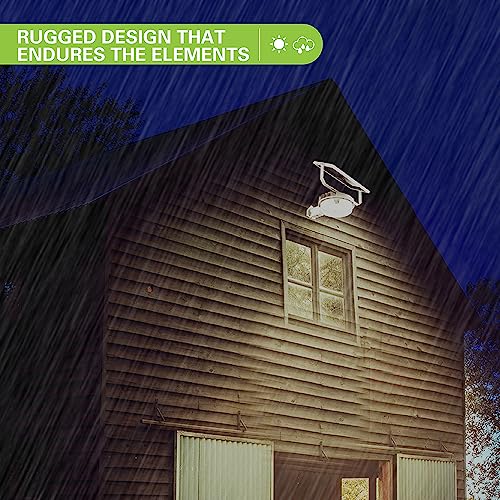 HALO Solar Powered High Brightness 5000 Lumens Motion Activated Outdoor LED Security Area Light