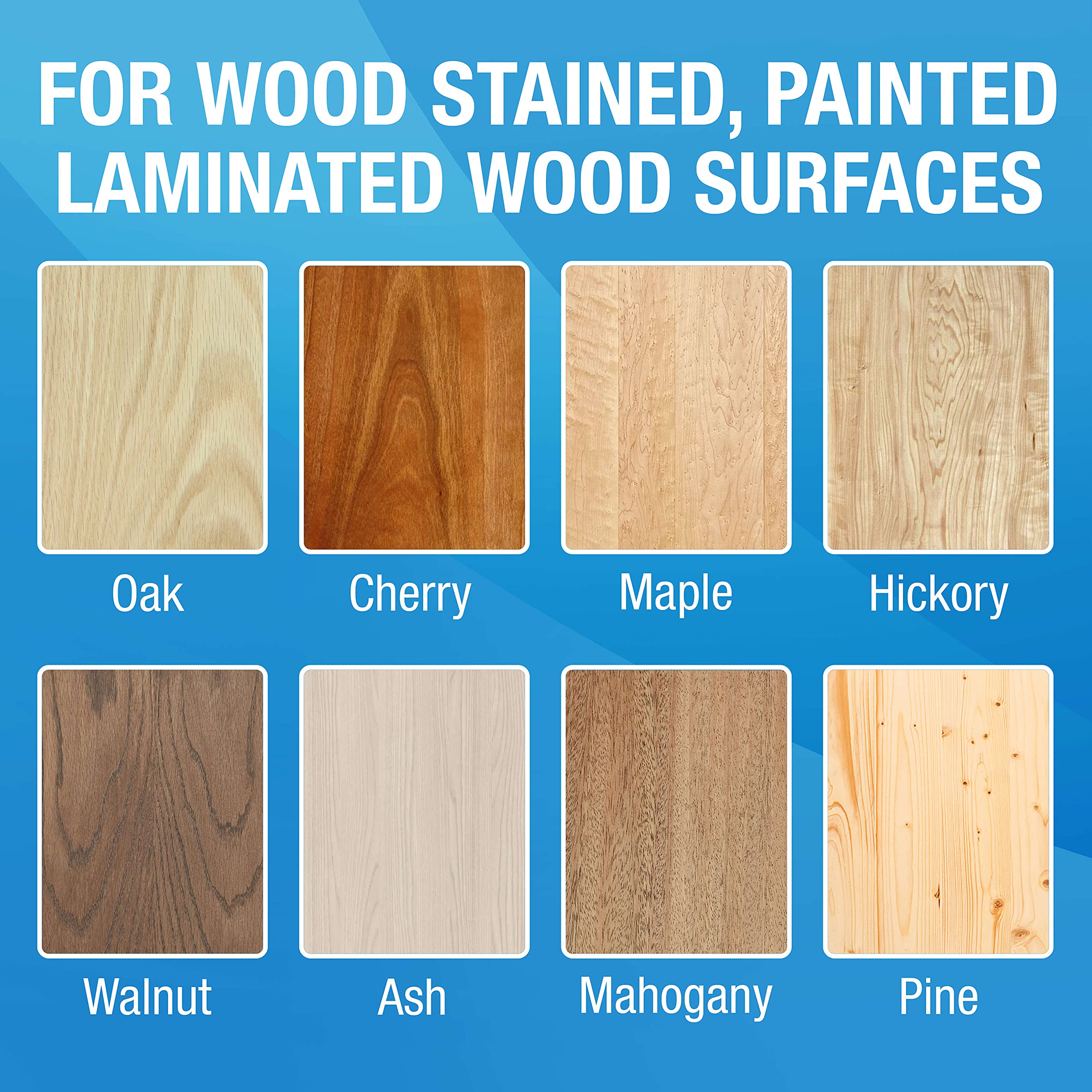 MiracleWipes for Wood Surfaces, Remove Dirt and Grime Buildup, Clean, Protect, and Polish Cabinets, Furniture, and Wood Floors, Great for Kitchen and Bathroom Cleaning Support - 30 Count