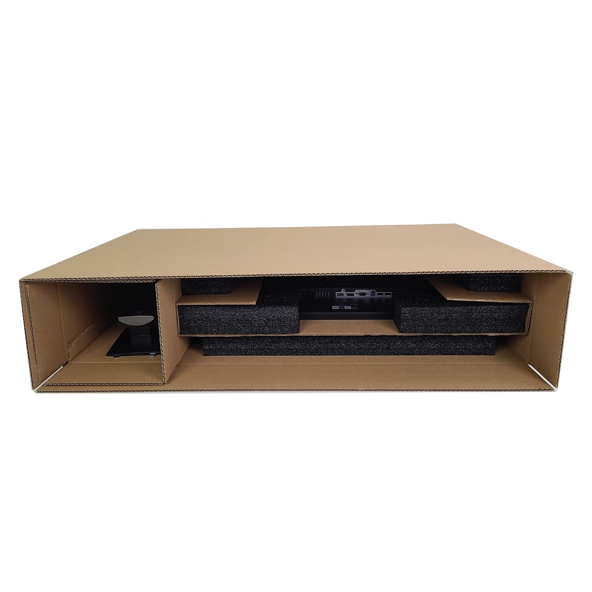 EPE USA Universal 23" - 27" Monitor Shipping Box, Secure and Protective Computer Monitor Shipping Box, theBOXlarger