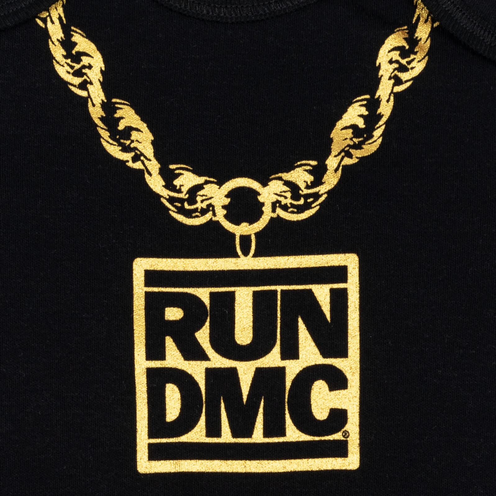 RUN--DMC Hip Hop Newborn Baby Boys 3 Pack Bodysuits Black/White/Gray 6-9 Months
