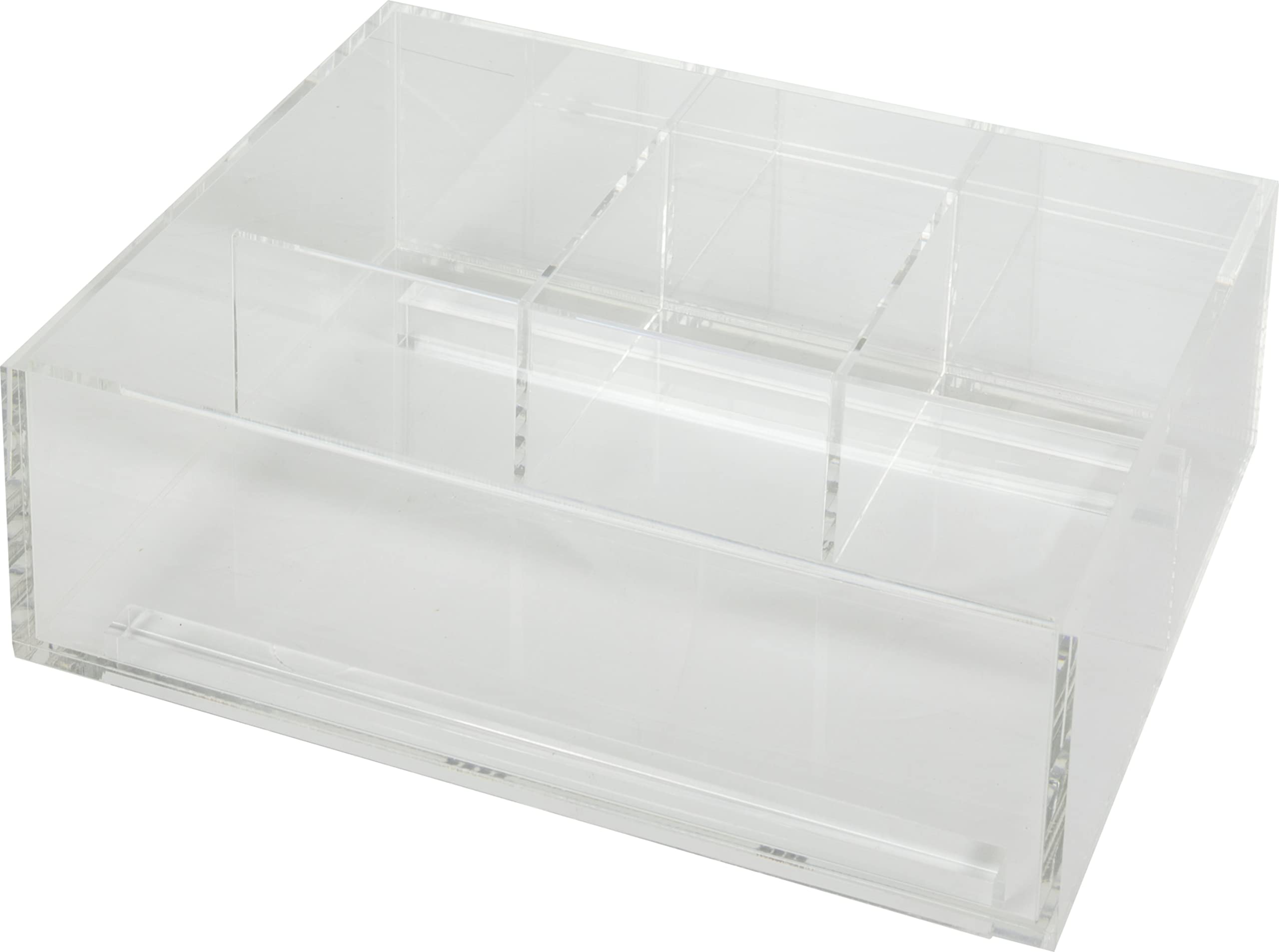Divided Acrylic Top Tray for Vanity Pullout