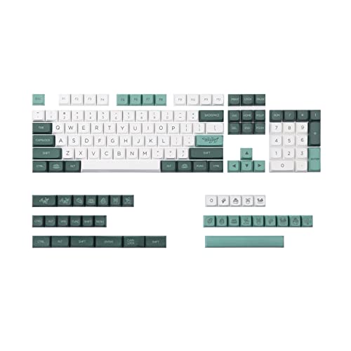 EPOMAKER Botanic Garden 138 Keys PBT XDA Profile Keycaps Set for Mechanical Gaming Keyboard, Compatible with Cherry Gateron Kailh Otemu MX Structure