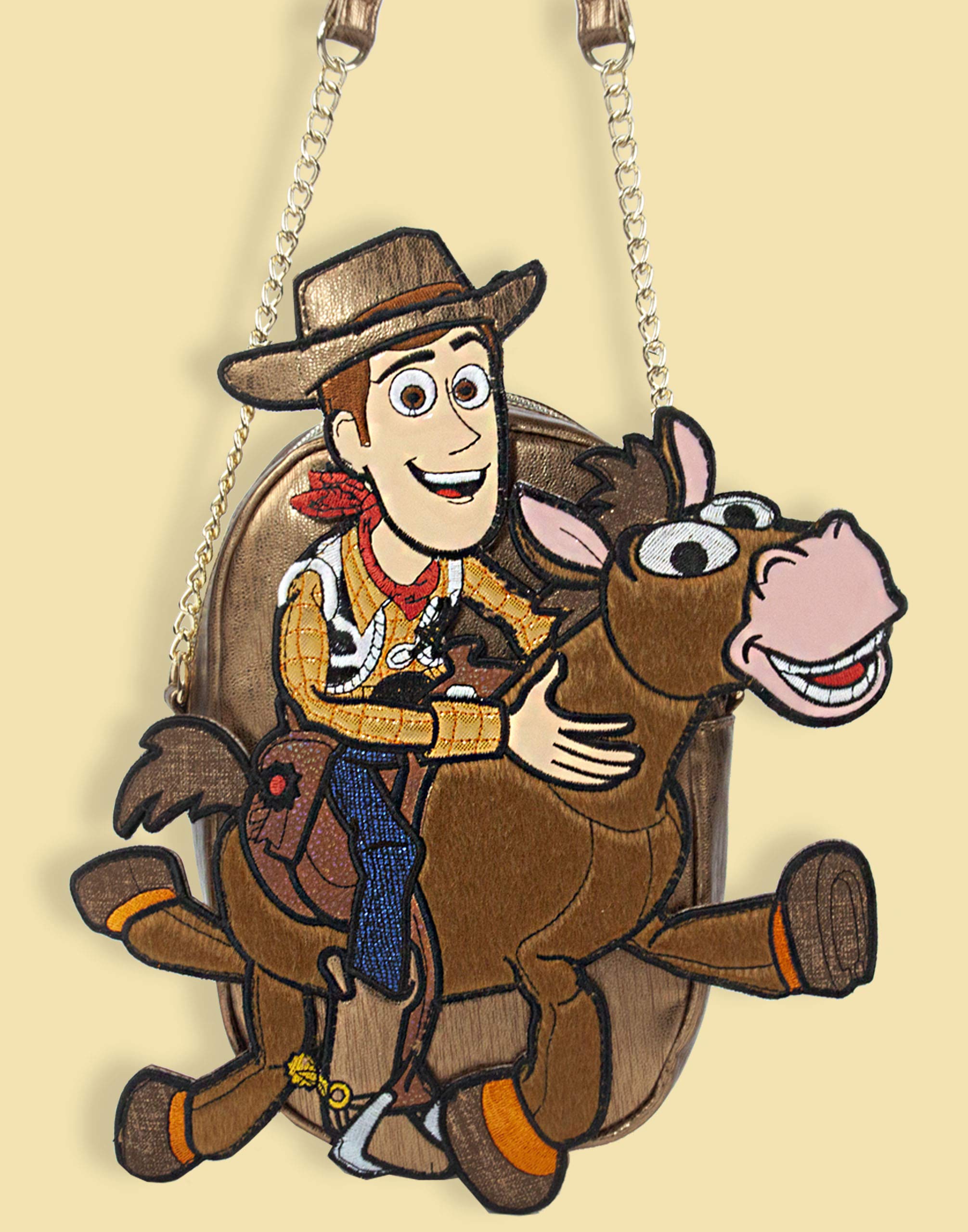 Danielle Nicole Disney Toy Story Woody and Bullseye Designer Cross Body Bag