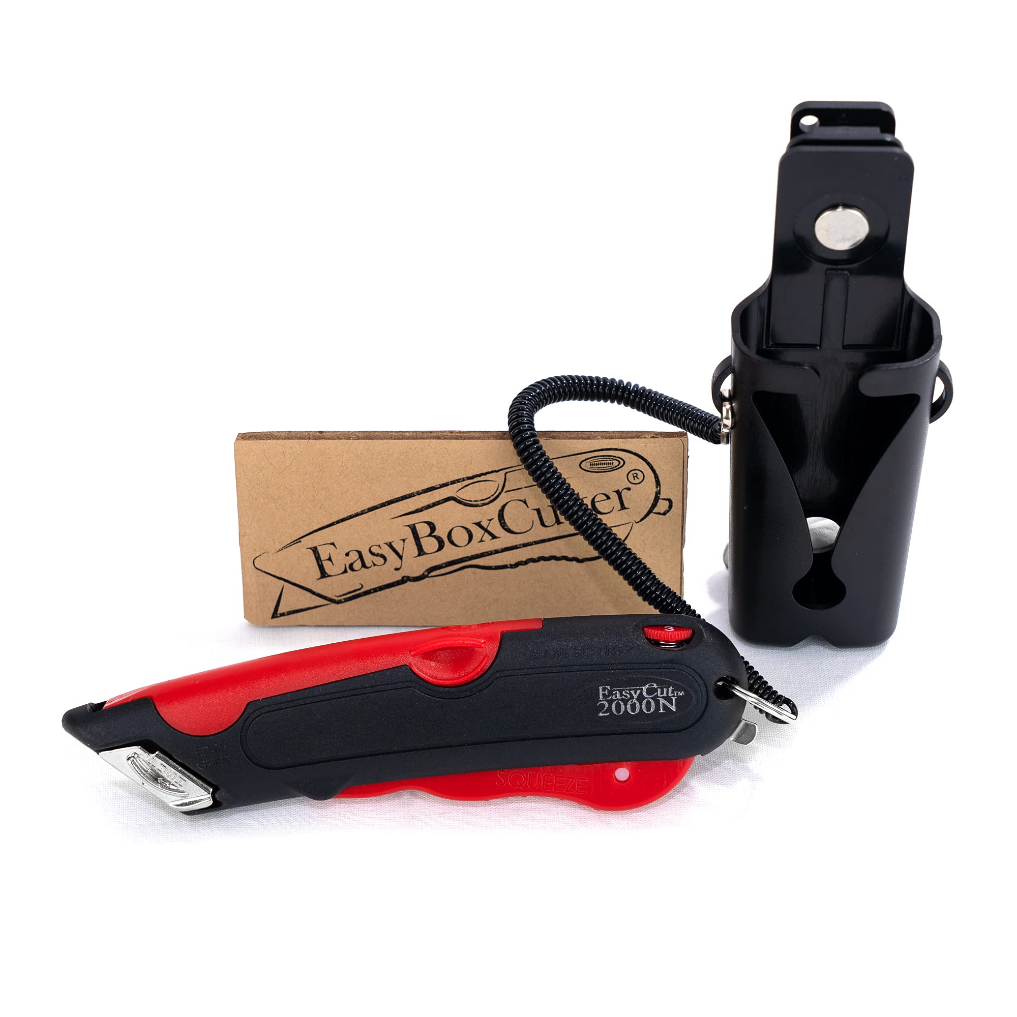 Modern Box Cutter for Home and School Use - High productivity and unique features with 100% guaranttee (2000 Series, Red)