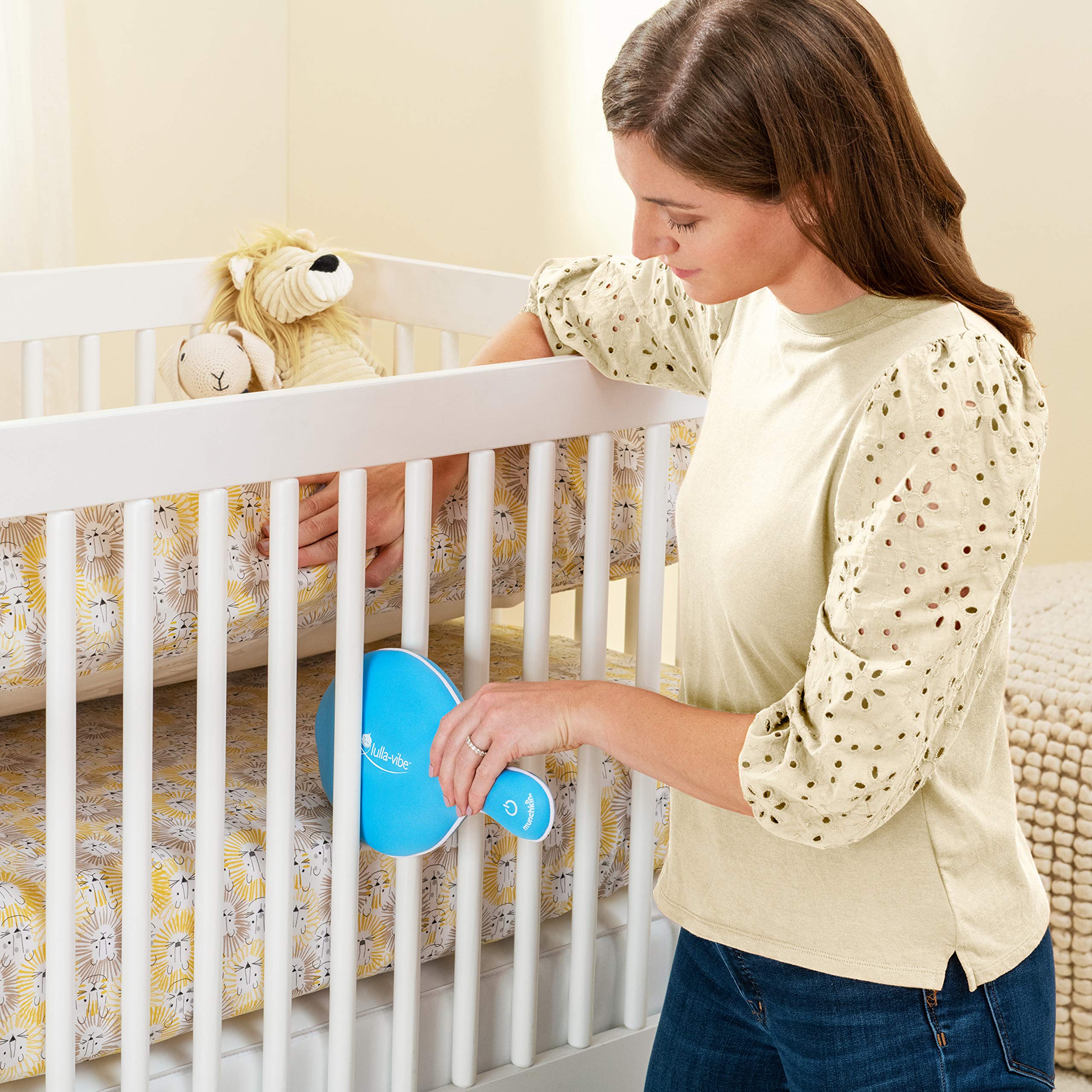 Munchkin® Lulla-Vibe™ Vibrating Mattress Pad and Shhh…™ Portable Sleep Soother Machine - Perfect for New Parents