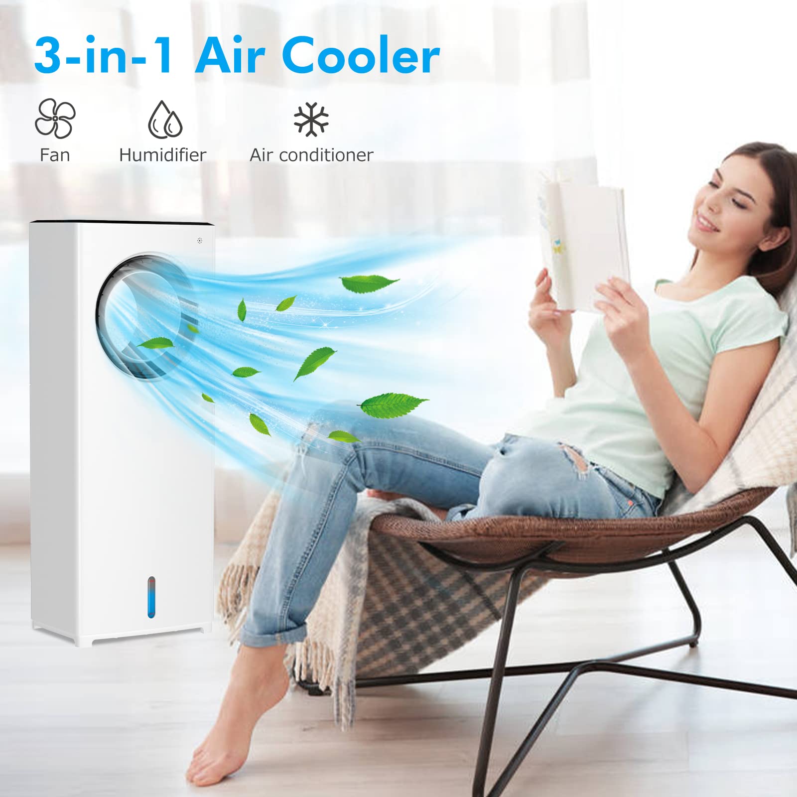 Uvistare Evaporative Air Cooler (Black)