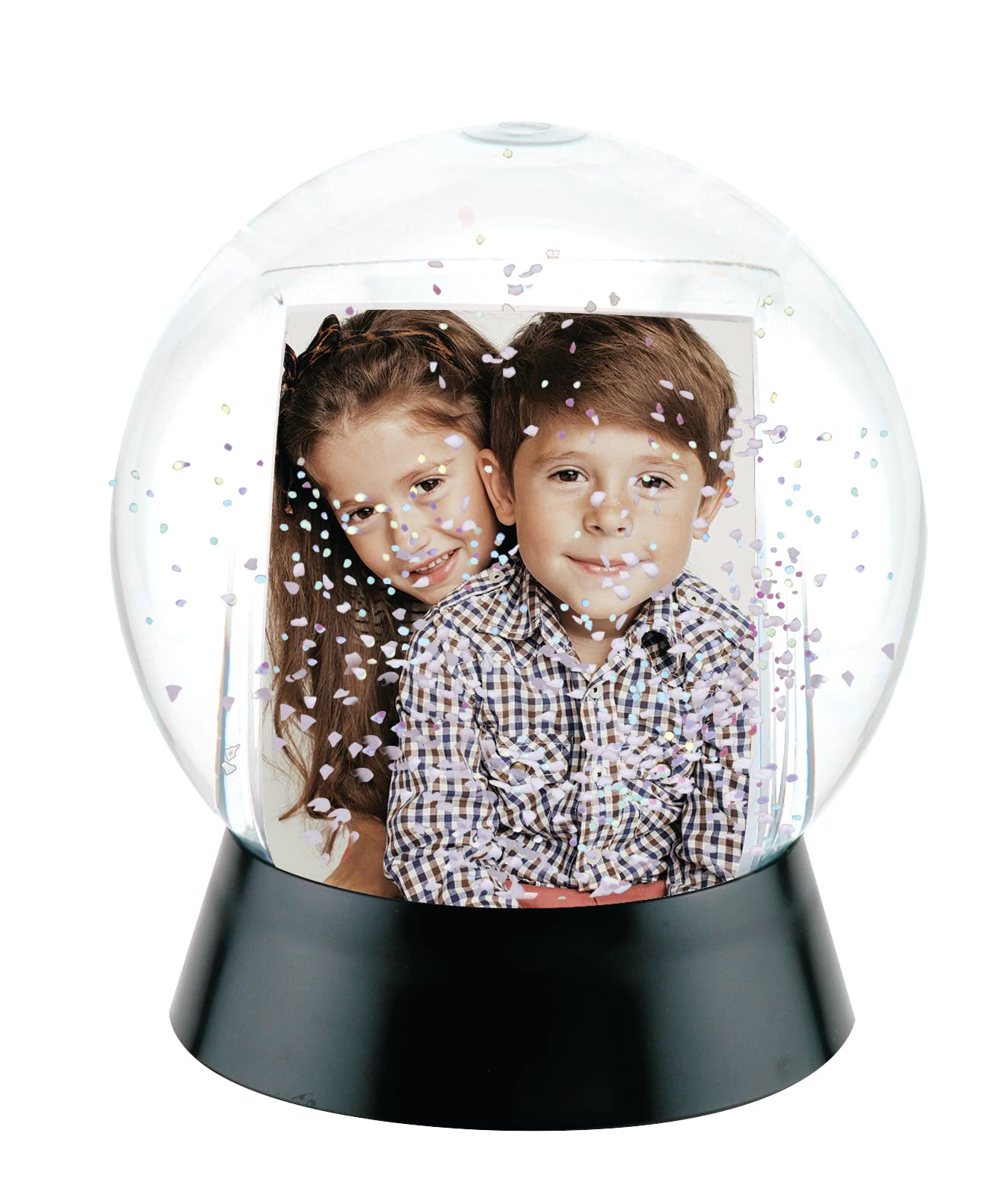 Photo Snow Globe with Black Base
