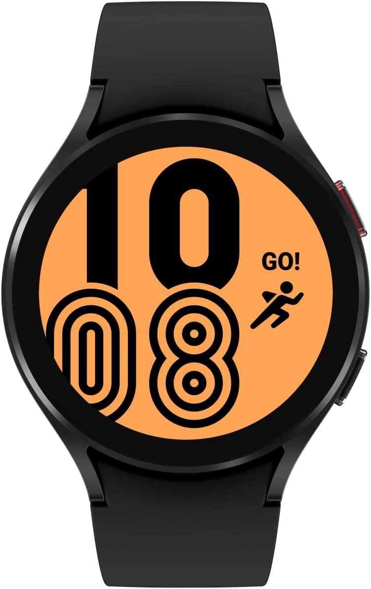 Samsung Galaxy Watch 4 Smartwatch 44mm with Extra Band Included, Bluetooth / Wifi Only, Black (SM-R870NZKCXAA)