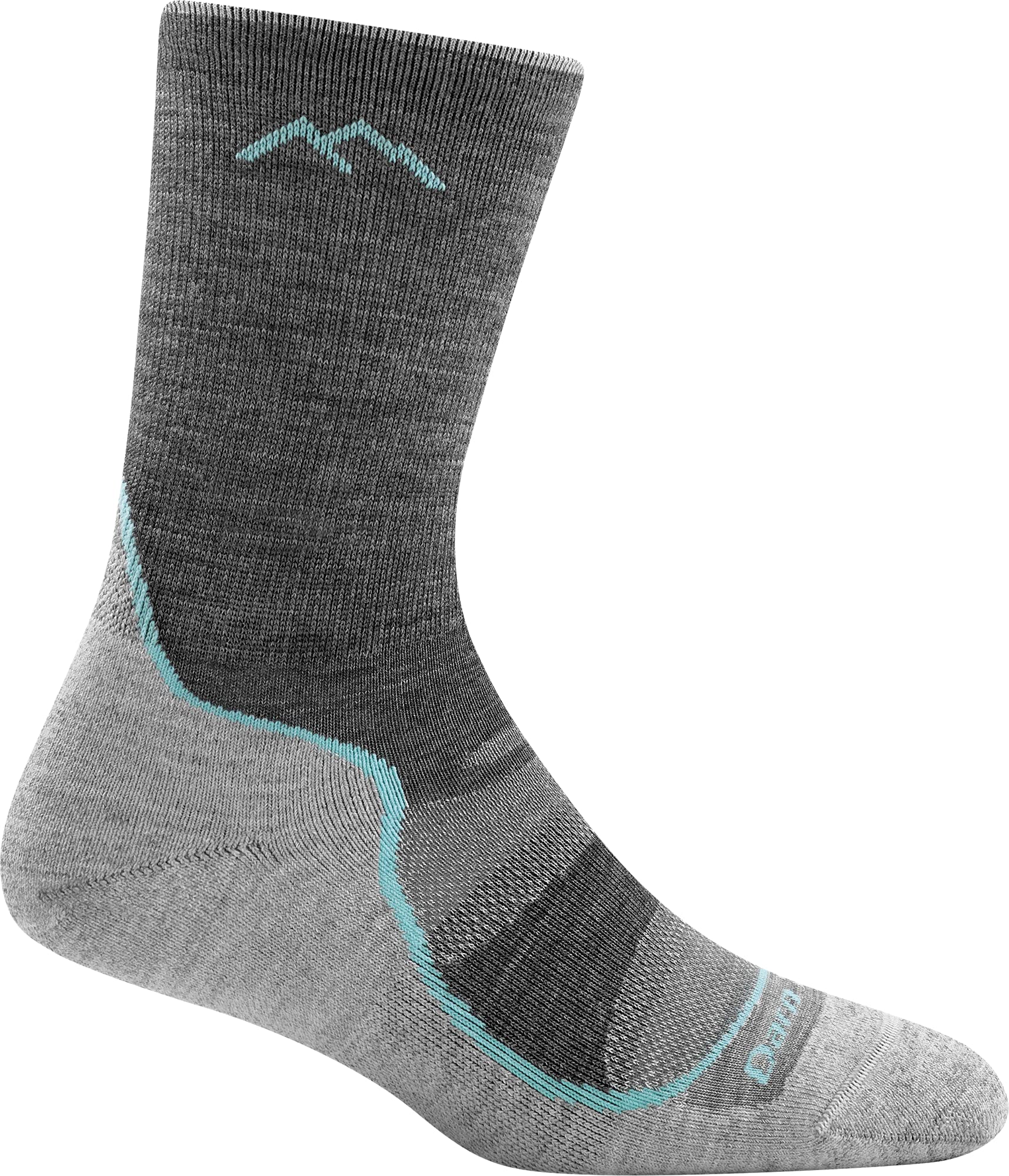 Darn Tough Women's Light Hiker Micro Crew Lightweight with Cushion Sock (Style 1967) -