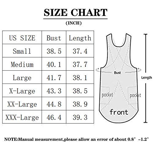 YESDOO Cotton Linen Apron Cross Back Apron for Women with Pockets Pinafore Dress for Baking Cooking,Blue,XX-Large