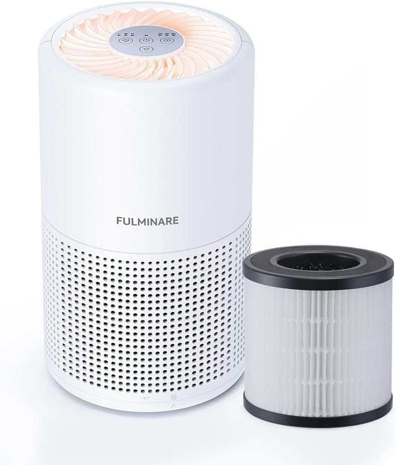 FULMINARE Air Purifiers for Bedroom H13 True HEPA Air Filter Replacement.
