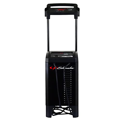 Schumacher SC1352 250A 12V/24V Wheeled Battery Charger and Jump Starter – For Car, SUV, Truck, and Boat – Fully Automatic – 40A and 20A Boost Modes – Battery and Alternator Tester