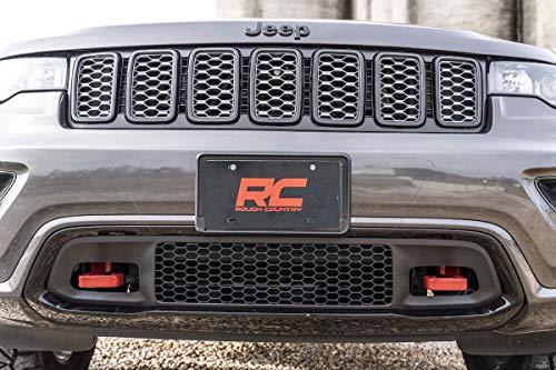 Rough Country Forged Tow Hooks for for 15-22 Jeep Grand Cherokee | Red - RS133
