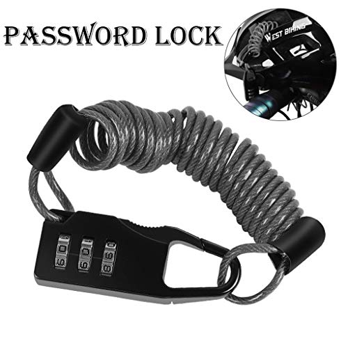 Cycling Bicycle Code Helmet Lock Lock Lock Lock Portable Bike Travel Combination Bike Accessories
