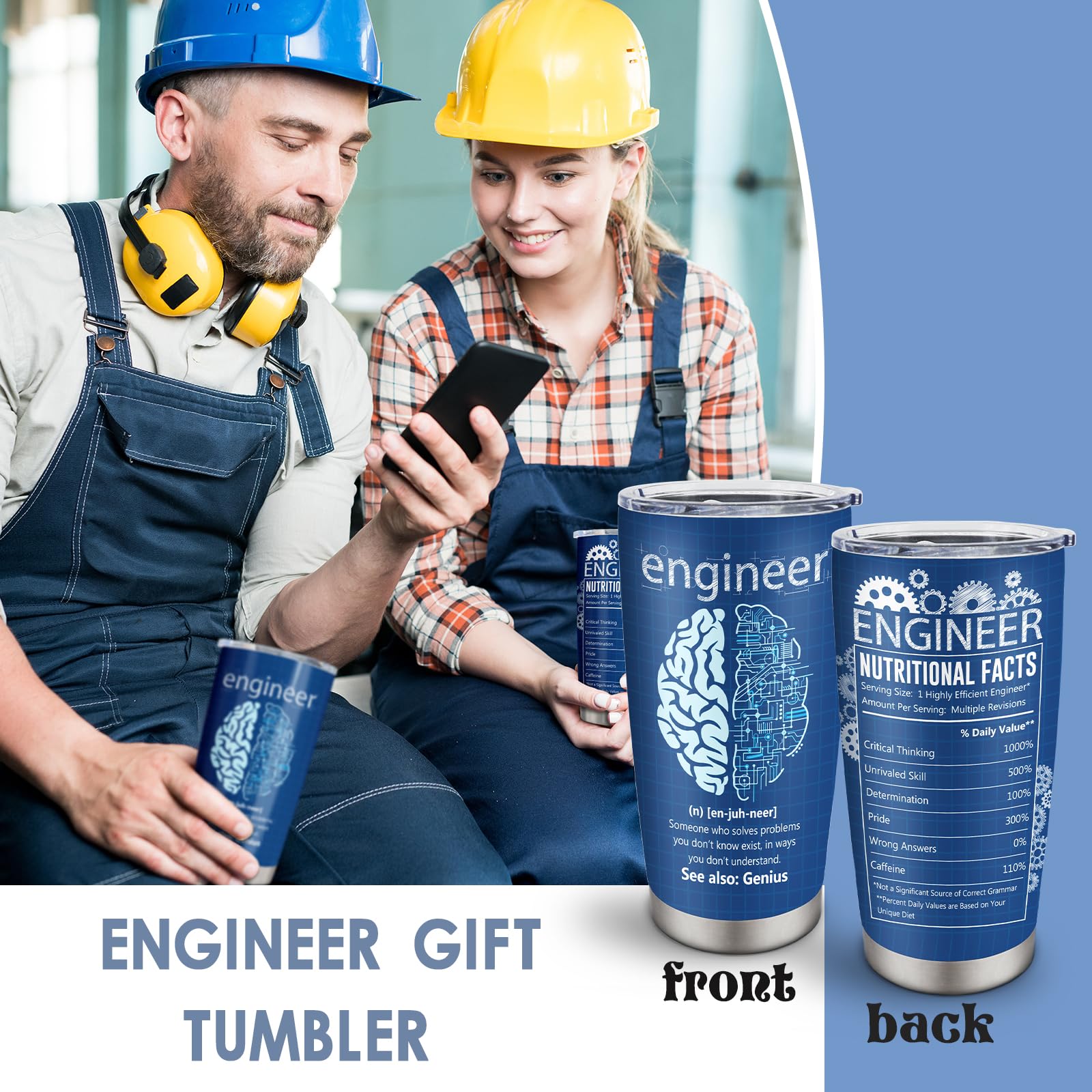Jevuta Engineer Gifts, Mechanical Engineering Gifts, Gifts For Engineers, Future Engineer Gifts, Aerospace Engineering Gifts, Graduation Gifts For Engineers, Retirement Gift For Engineer Tumbler 20oz