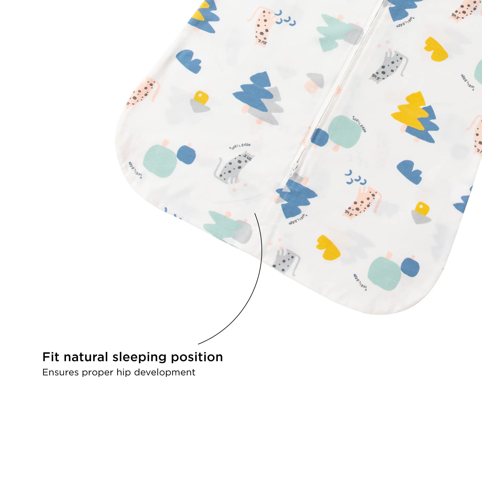 Duomiaomiao Baby Sleep Sack Cotton Lightweight Baby Wearable Blanket, Breathable Comfy Toddler Sleeping Sack