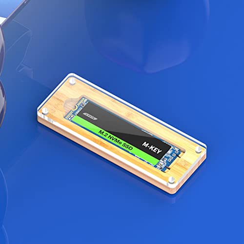 ecoticfate SSD Storage Support M.2 2280 | Waterproof Storage Case M2 2280 SSD Magnetic Adsorption | M.2 2280 Internal Solid State Drive Anti-Shock Protection