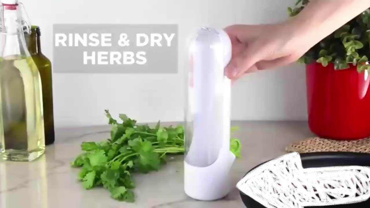 KaiZay Herb Saver fridge organizers and storage fruit containers for herbs container refrigerator produce vegetable cilantro professional kitchen gadgets jars fresh parsley asparagus basil thyme