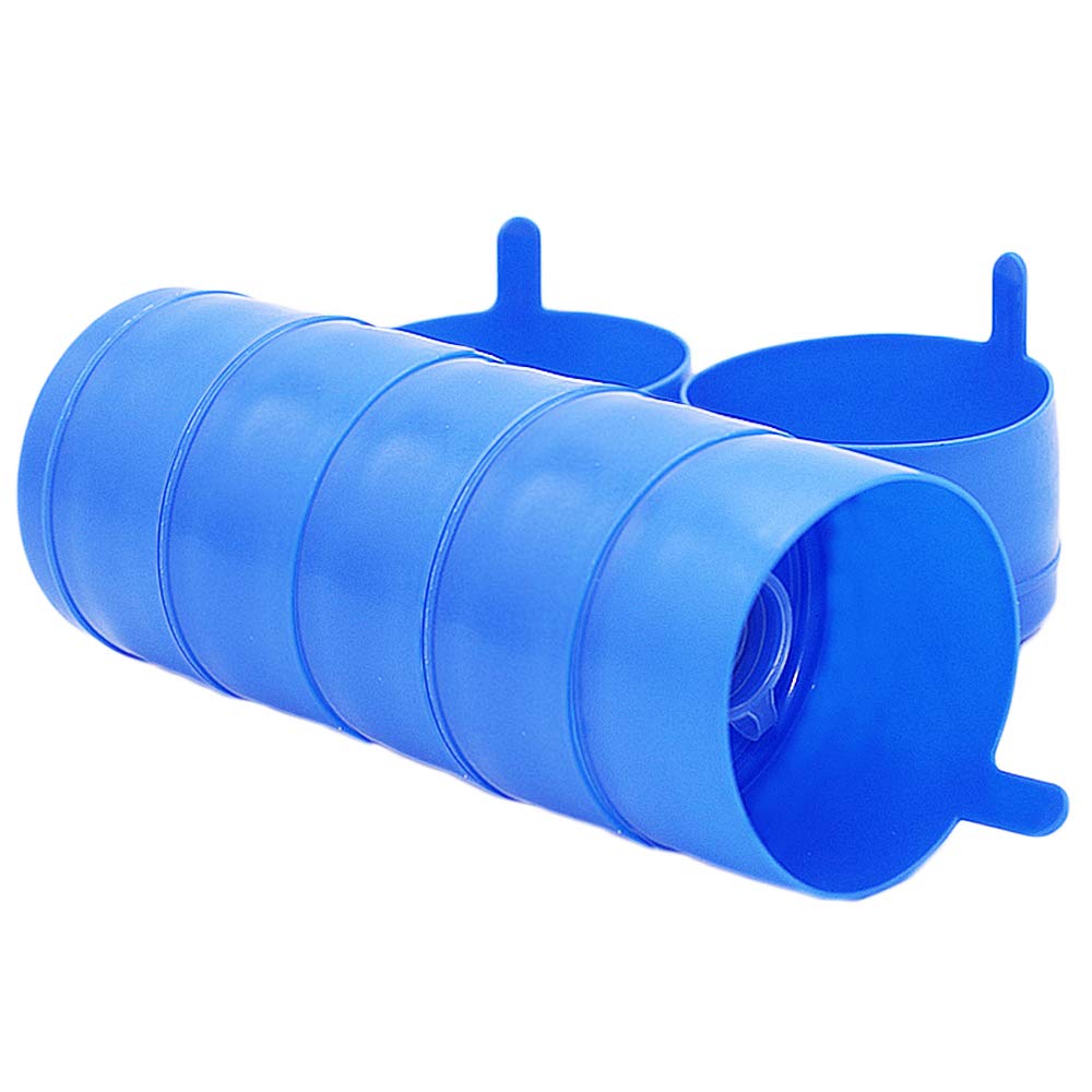 Zddaoole 30 Pack Non Spill Caps,Reusable 55mm 3 and 5 Gallon Water Bottle Snap On Cap,Replacement Non-Spill Anti Splash Water Jug Caps