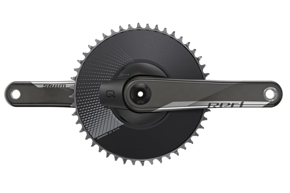 SRAM, Red 1 AXS Quarq, Power Meter Crankset, Speed: 12, Spindle: 28.99mm, BCD: Direct Mount, 50, DUB, 170mm, Black, Road