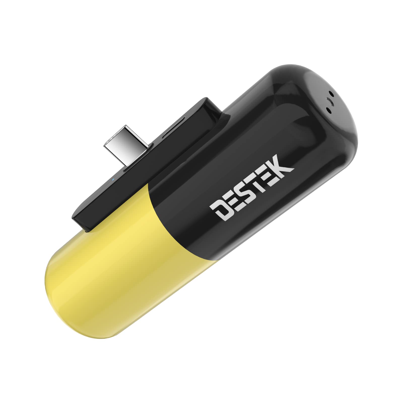 DESTEK Capsule Power Bank Compatible with Meta/Oculus Quest 2/Quest Pro Accessories and Phone | Ultra Lightweight & Portable Battery Pack Compatible with Elite Strap, Extra 1.5hrs Play time (3300mAh)