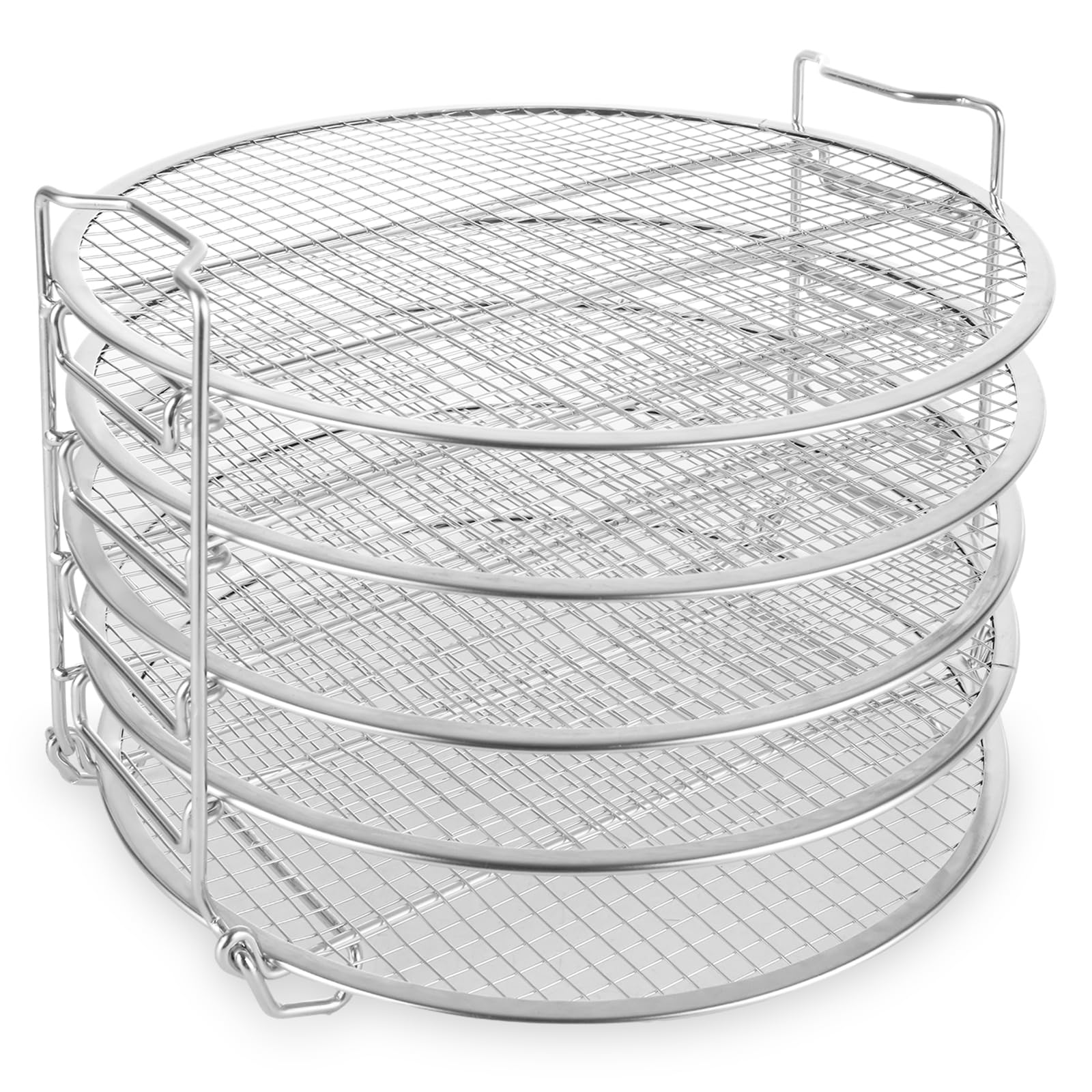 GBACHOOSE Dehydrator Rack Stainless Steel Stand Accessories Compatible with Instant Pot 8 Qt Pressure Cooker and Air Fryer Rack, Stainless Steel Cooker Rack with Five Stackable Layers