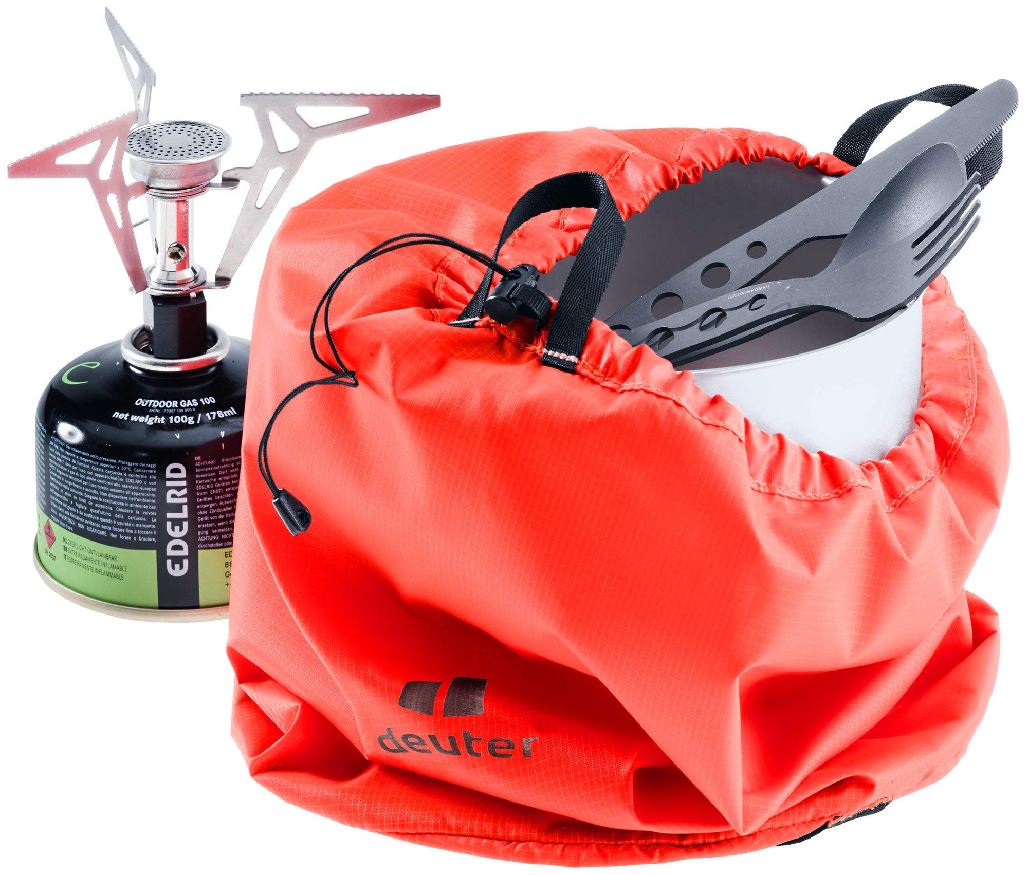 Deuter Pack of 5, Papaya, 6.7" x 8.5" x 8.5", 5 L